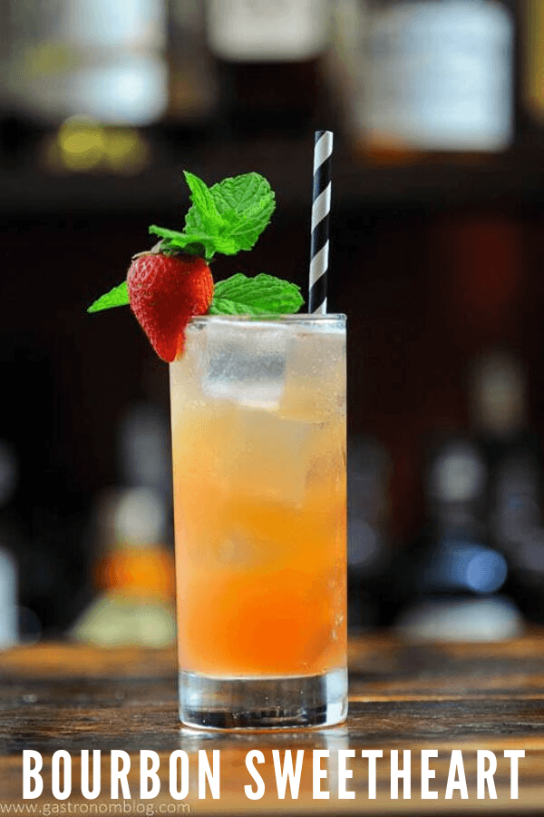 Strawberry Sweetheart - Bourbon Smash Cocktail