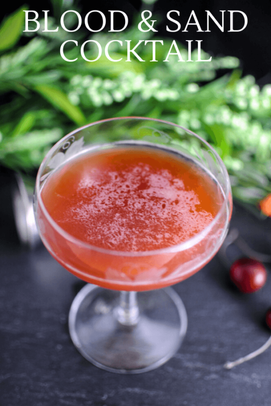 Blood and Sand - Scotch Whiskey Cocktails | Gastronom Cocktails