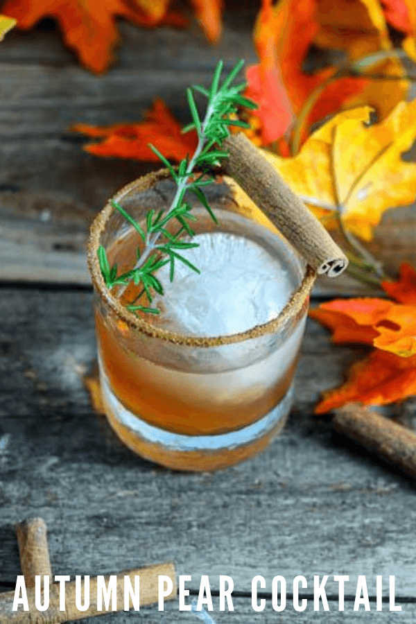 Autumn Hard Pear Cider Cocktail | Gastronom Cocktails