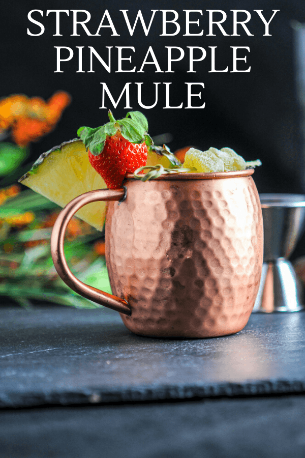 Strawberry Moscow Mule - Pineapple Cocktail | Gastronom Cocktails