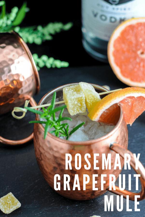 Rosemary Grapefruit Moscow Mule Cocktail | Gastronom Cocktails