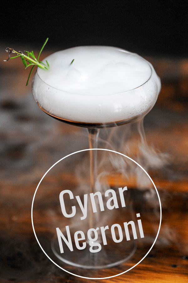 Cynar Negroni Halloween Cocktail | Gastronom Cocktails