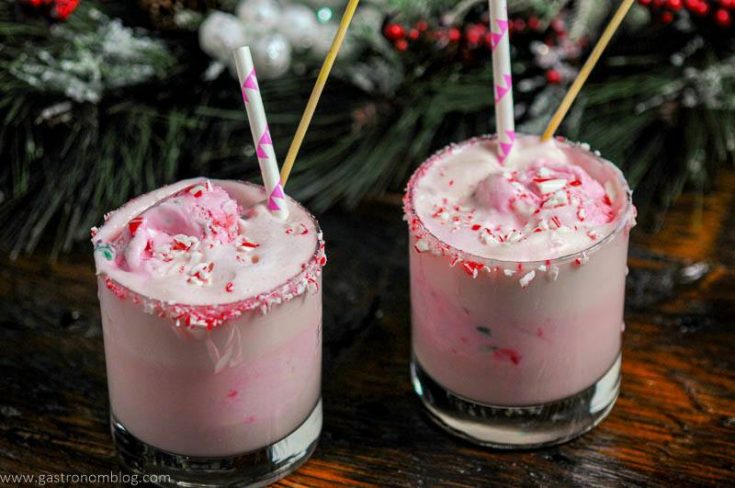 Peppermint Ice Cream Eggnog Punch - Holiday Dessert Cocktail |Gastronom ...