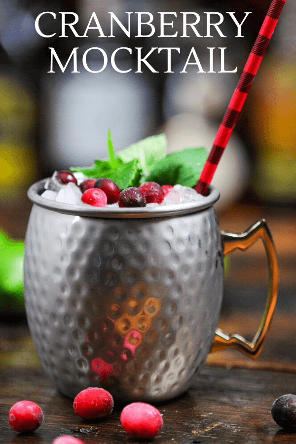 Non Alcoholic Cranberry Moscow Mule | Gastronom Cocktails