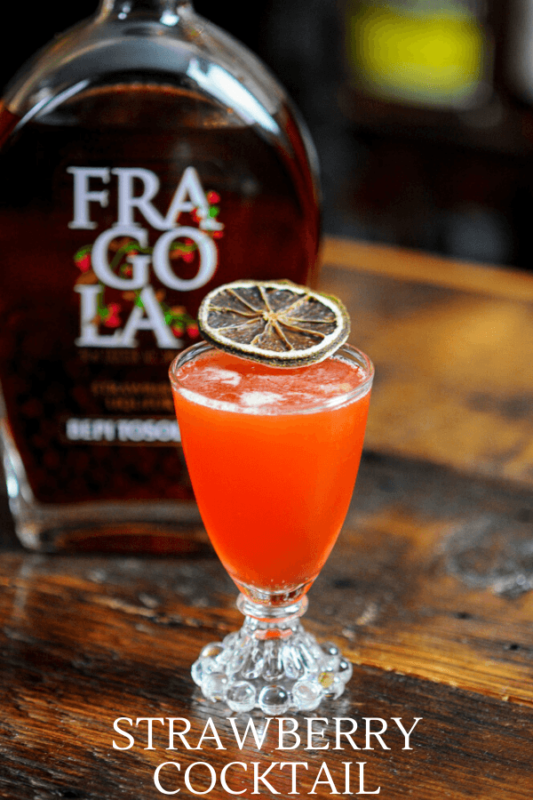 Strawberry Cocktail -Fragola Liqueur Cocktail |Gastronom Cocktails