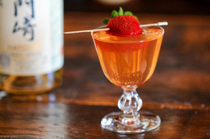 Strawberry Samurai Japanese Whisky Cocktail |Gastronom Cocktails
