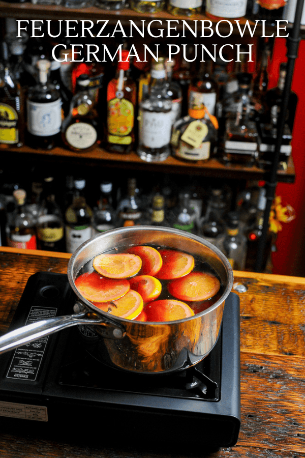 Flaming Mulled Wine Feuerzangenbowle Recipe|Gastronom Cocktails