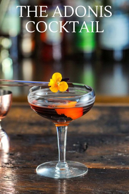 Adonis Cocktail Recipe | Classic Cocktail- Gastronom Cocktails