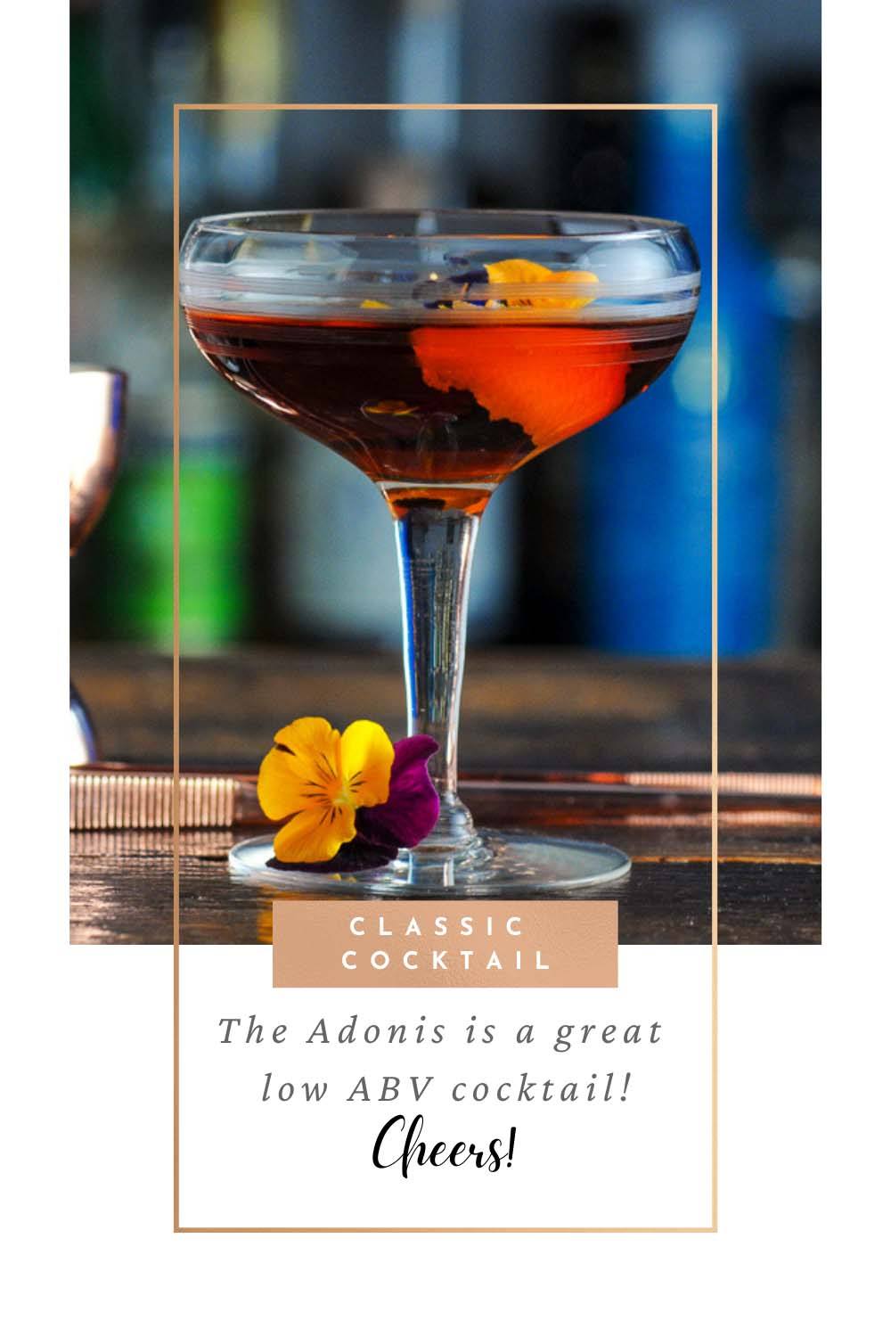 How to Make a Classic Adonis Cocktail Recipe | Classic Cocktail ...