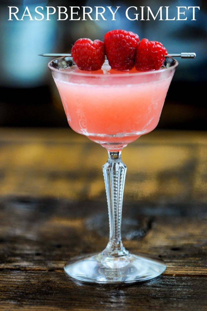 Raspberry Gin Cocktail - Raspberry Gimlet | Gastronom Cocktails