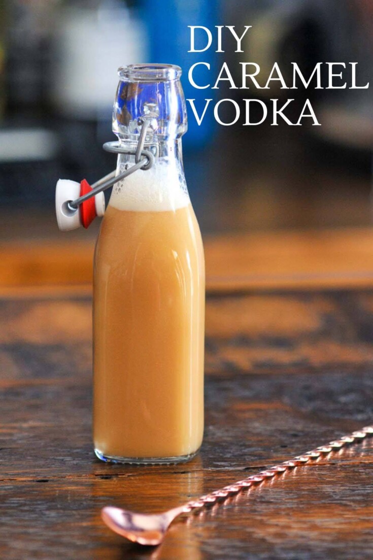 DIY Caramel Vodka - Homemade Liqueur : Gastronom Cocktails