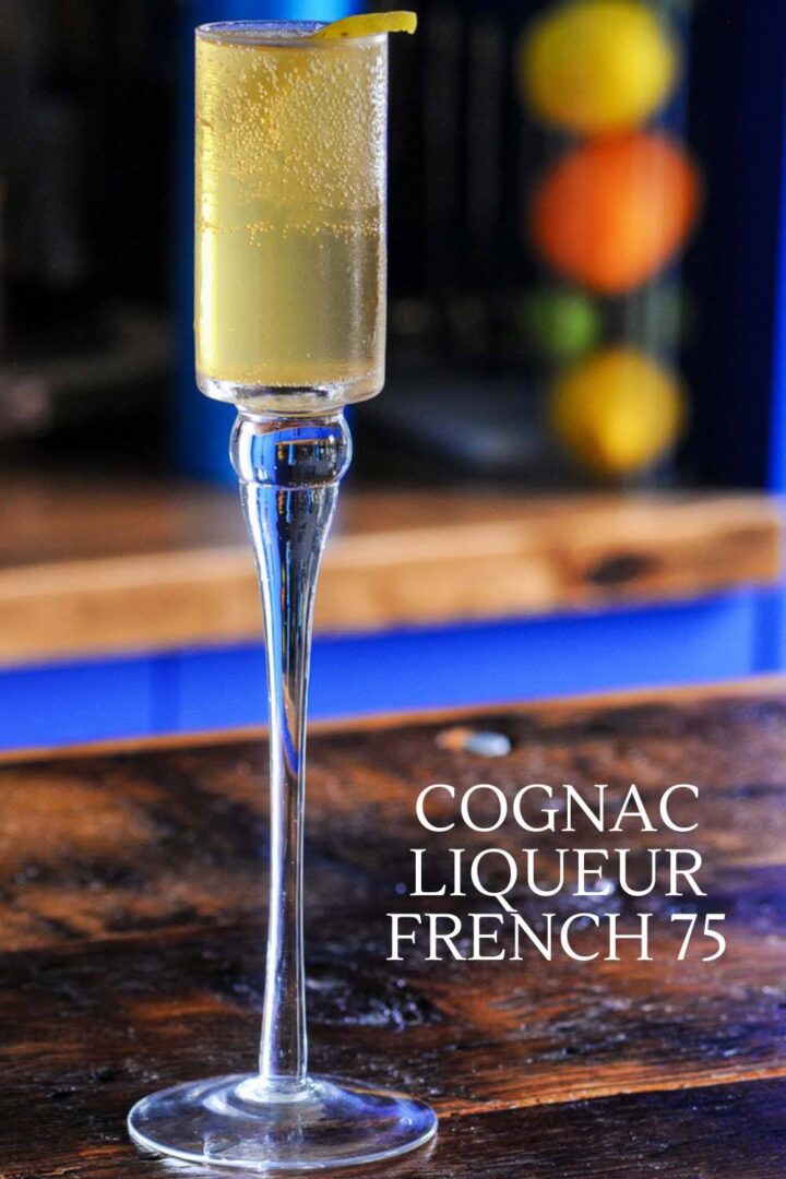 Villon Cognac Liqueur French 75 Cocktail | Gastronom Cocktails