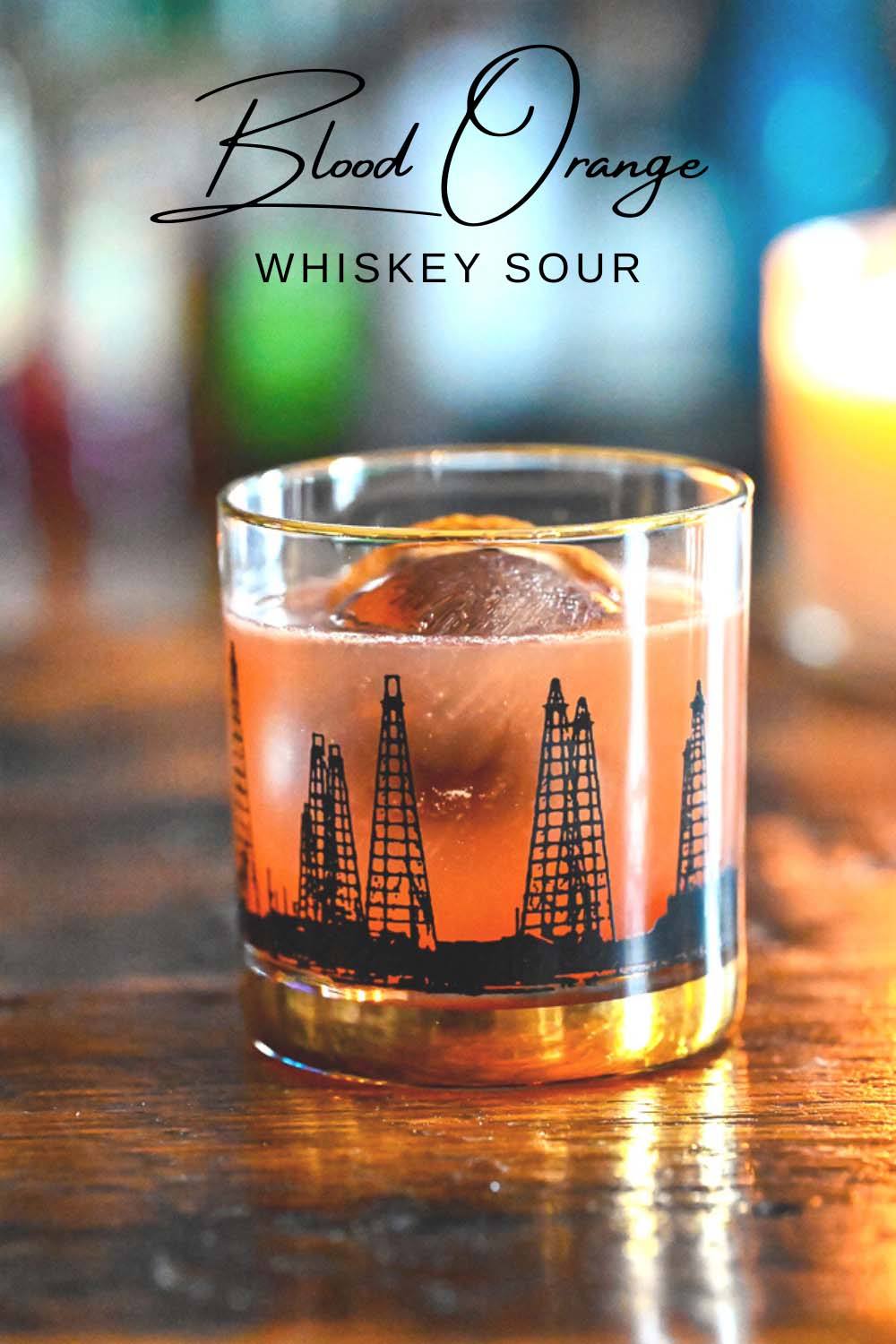 Blood Orange Whiskey Sour Cocktail Recipe - Gastronom Cocktails