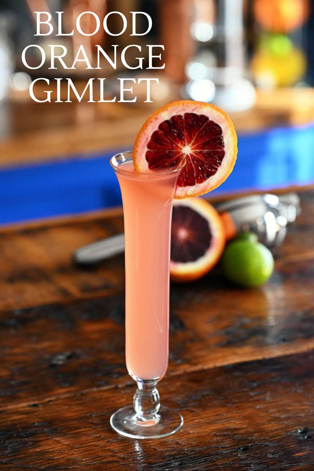 Blood Orange Gimlet - Easy Cocktail | Gastronom Cocktails
