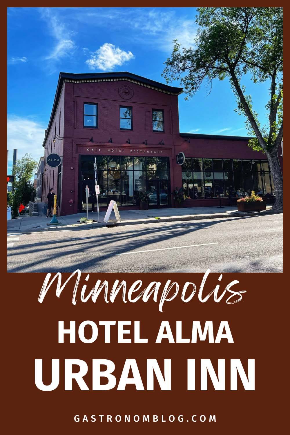 Hotel Alma - Minneapolis, Minnesota - Gastronom Cocktails