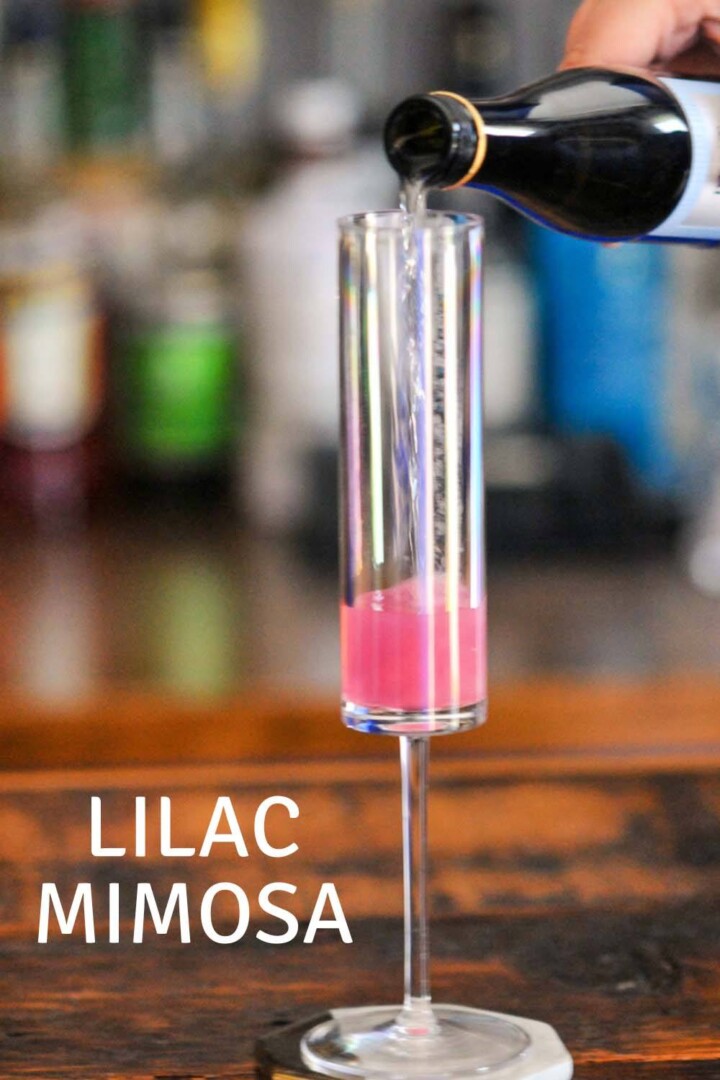 Lilac Mimosa Recipe - Summer Brunch | Gastronom Cocktails