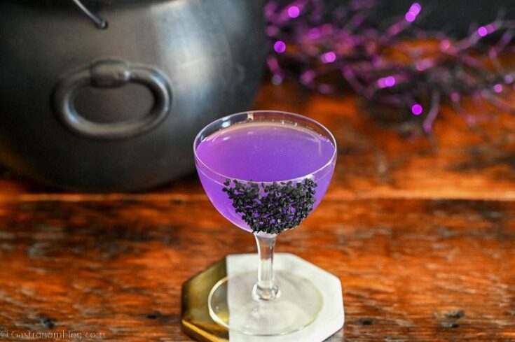Sarah Sanderson-Halloween Aviation Cocktail|Gastronom Cocktails