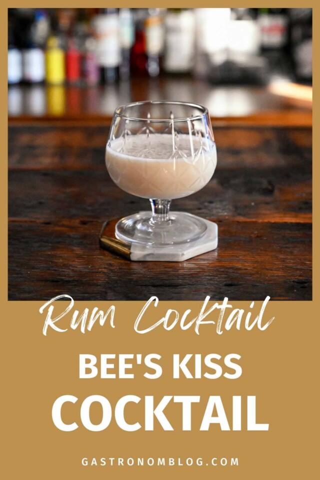 The Bee's Kiss - Rum Cocktail Recipe | Gastronom Cocktails