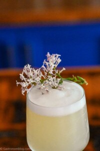 Lilac Gin Sour Cocktail Recipe - Spring Drink | Gastronom Cocktails