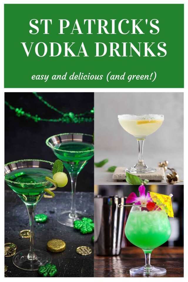 St Patrick's Day Vodka Drinks- Green Drinks - Gastronom Cocktails