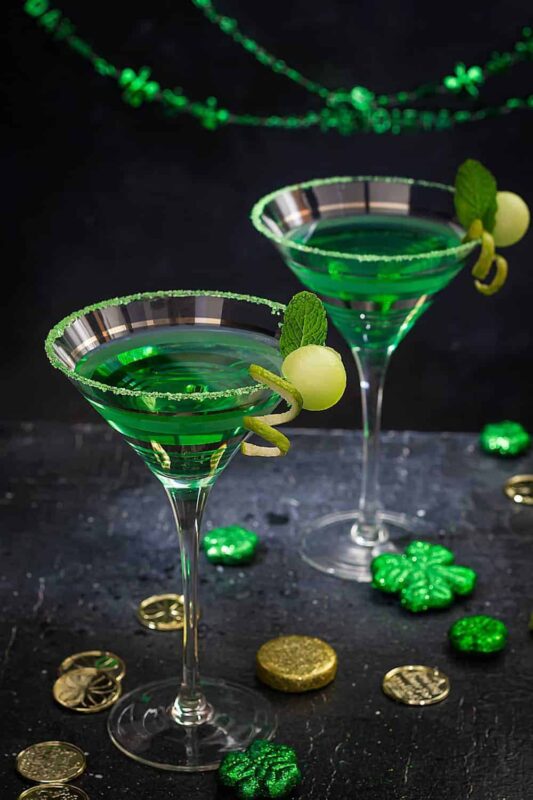 St Patrick's Day Vodka Drinks- Green Drinks - Gastronom Cocktails