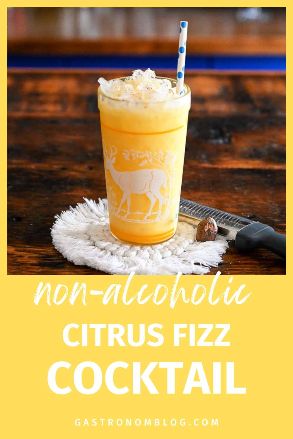 Citrus Fizz (Non-Alcoholic) Recipe - Gastronom Cocktails