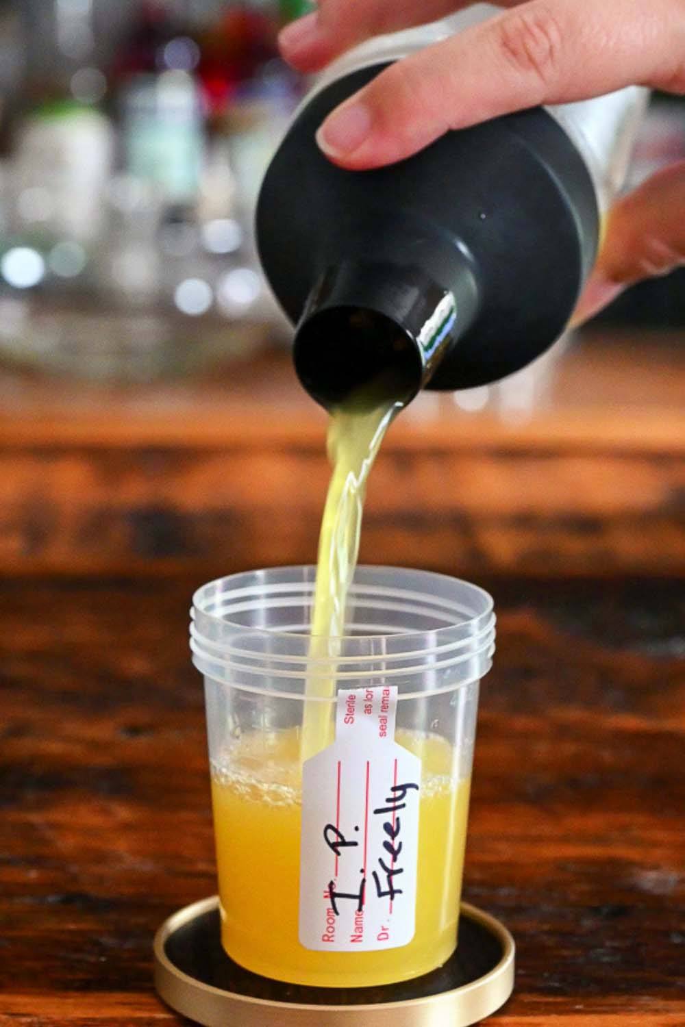 Specimen Sample Cocktail - Halloween Party Drink - Gastronom Cocktails