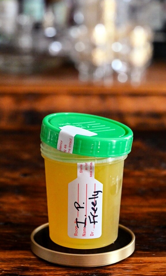 Specimen Sample Cocktail - Halloween Party Drink - Gastronom Cocktails