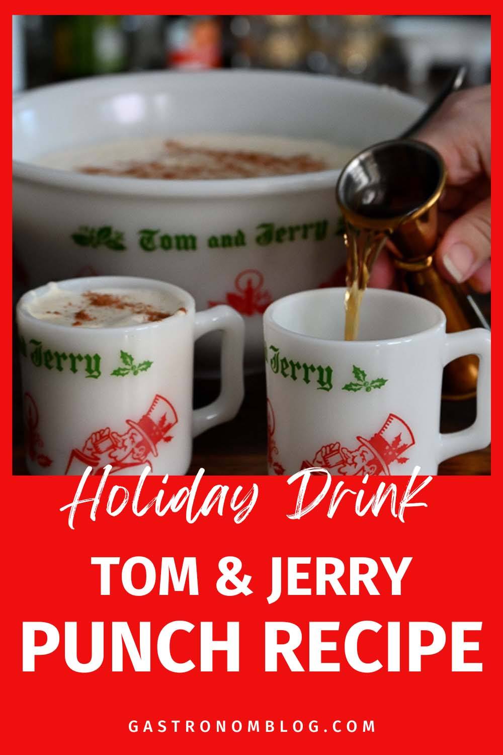 Tom & Jerry Cocktail - Holiday Drink Recipe | Gastronom Cocktails