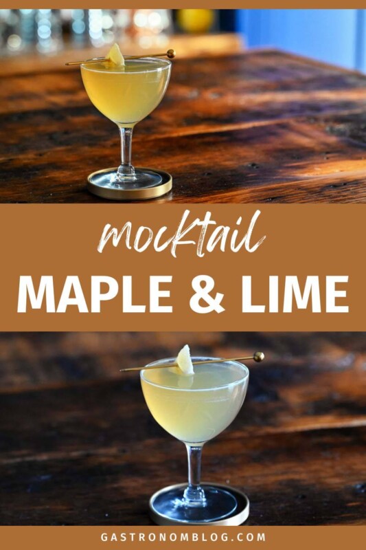 Maple Mocktail - Non-Alchoholic Cocktail Recipe - Gastronom Cocktails