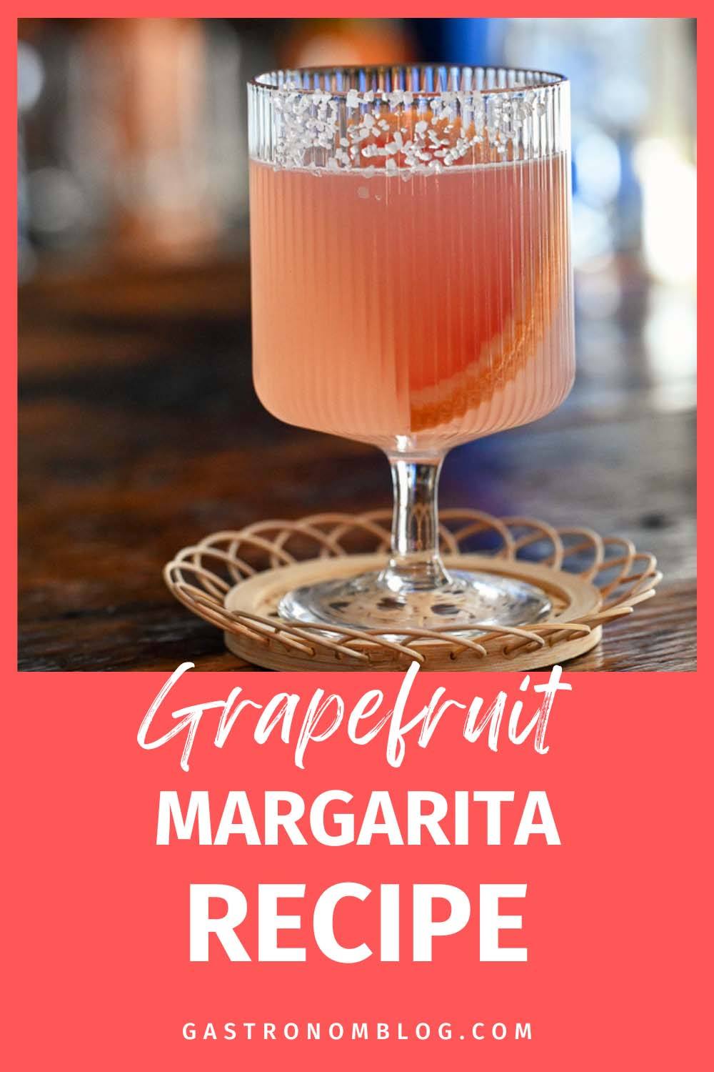 Grapefruit Margarita Cocktail Recipe - Gastronom Cocktails
