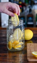 Homemade Lemon Infused Vodka Recipe - Gastronom Cocktails
