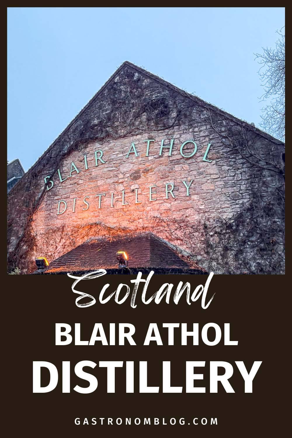 Blair Athol Distillery Whisky Tour - Gastronom Cocktails