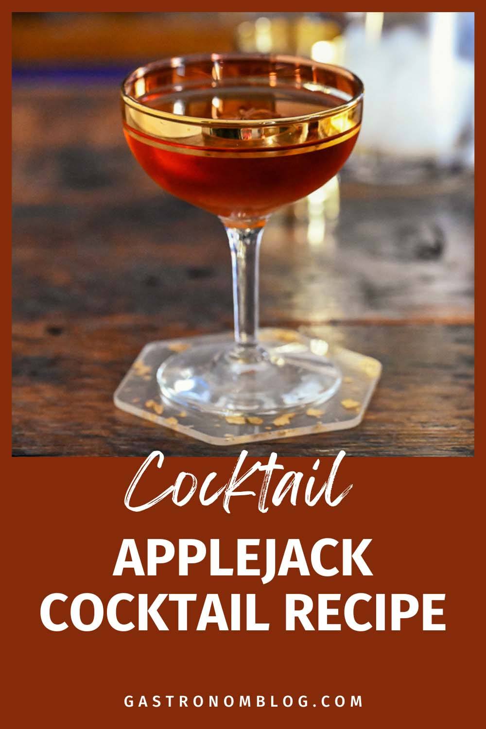 Easy Autumn Apple Cocktail Recipe - Gastronom Cocktails