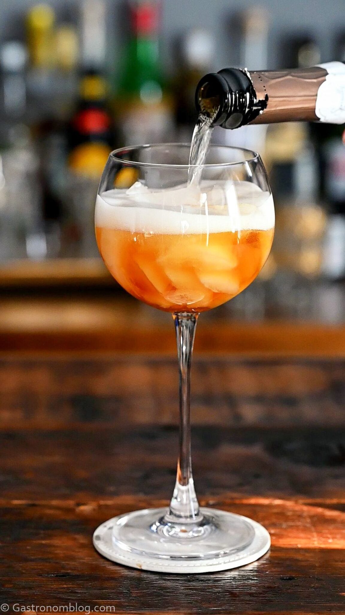 Winter Spritz Recipe Holiday Cocktail - Gastronom Cocktails