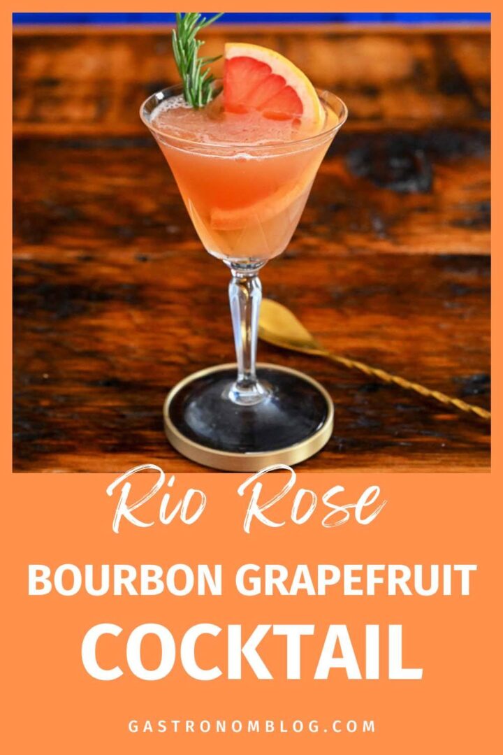 Rio Rose - Bourbon Grapefruit Cocktail | Gastronom Cocktails